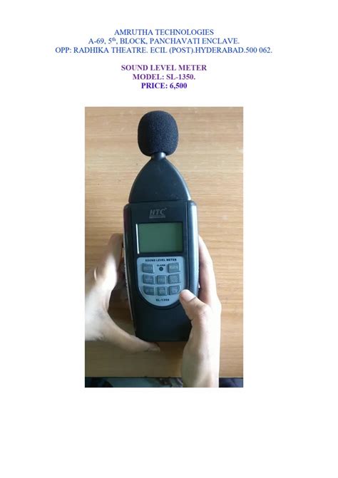 50 Db Digital Lutron Sound Level Meter At ₹ 6500 In Bengaluru Id 50 Db Digital Lutron Sound Level Meter At ₹ 6500 In Bengaluru Id