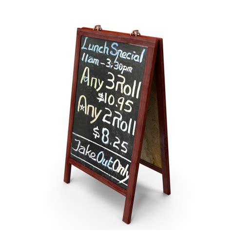 MENU BOARD PNG Images PSDs For Download PixelSquid S11824592B