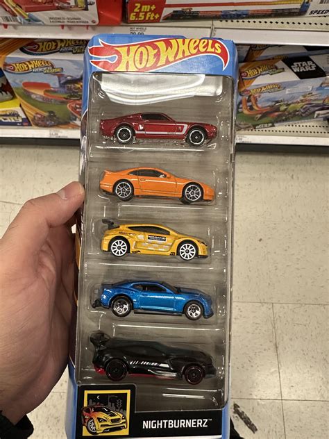 New Nightburnerz 5 Pack Rhotwheels
