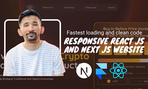Develop A Modern Website Using React Js And Next Js As A React Js Developer By Ishtiaquetunio