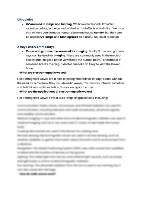 SOLUTION Pearson Igcse Physics Notes Waves Applications Of Electromagnetic Waves Studypool