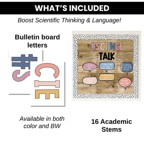 Science Talk Bulletin Board Kit The Scientific Method Posters