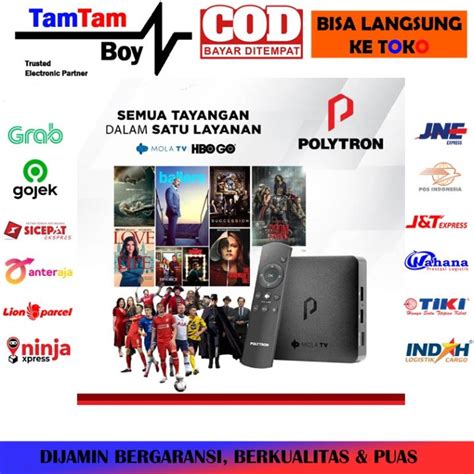 Android Box Mola Polytron Pdb M11 Streaming Set Top Box Smart Tv Free