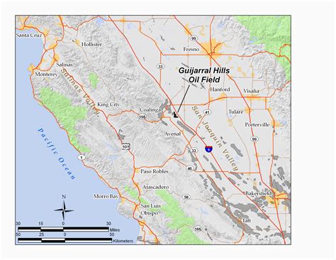 Map Of Coalinga