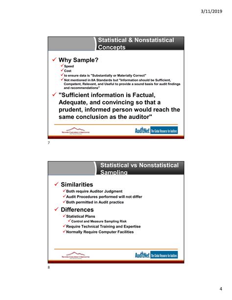 Data Analytics For Internal Auditors Understanding Sampling Pdf
