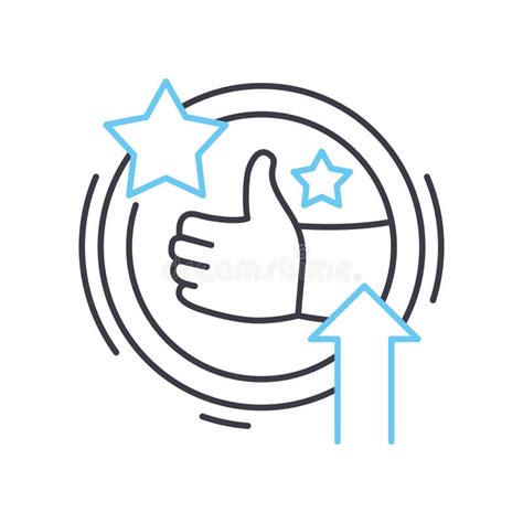 Motivation And Inspiration Line Icon Outline Symbol Vector Illustration Concept Sign Stock