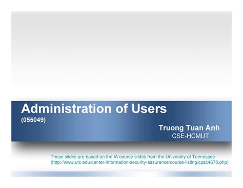 database security truong tuan anh admin user [cuuduongthancong