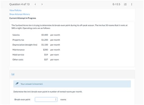 Solved View Policies Show Attempt History Current Attempt In Chegg