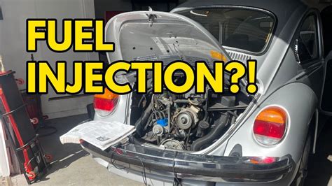 1976 Vw Beetle With Factory Fuel Injection Diag And Repair Youtube
