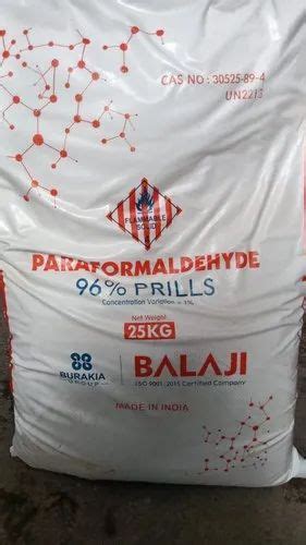 Paraformaldehyde 96 Prills 25 Kgs Bag At ₹ 100kg In New Delhi Id