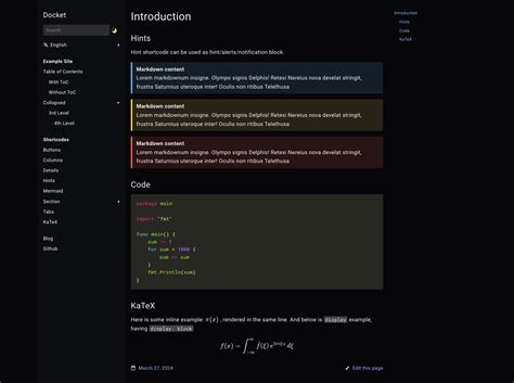 Github Refactoriandocket Docket Hugo Documentation Theme