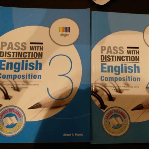 Pass With Distinction English Composition Hobbies And Toys Books And Magazines Textbooks On Carousell
