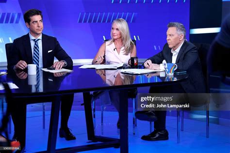 Jesse Watters Dana Perino And Greg Gutfeld Attend Fox News The