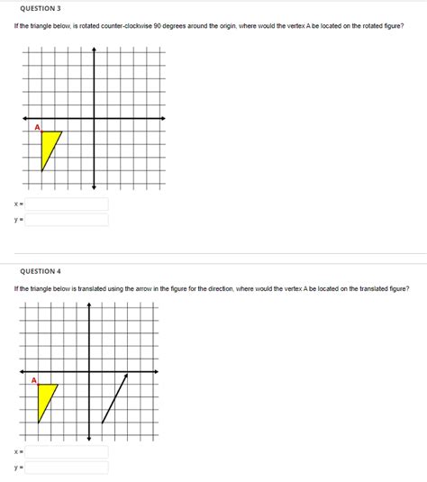 Solved QUESTION If The Triangle Below Is Rotated Chegg