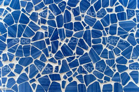 모자이크 배경입니다 파란색 추상 패턴 수제 세라믹 타일 벽에 장식 인테리어 디자인 컨셉 0명에 대한 스톡 사진 및 기타 이미지 Istock