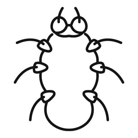 Premium Vector Danger Bug Icon Outline Danger Bug Vector Icon For Web
