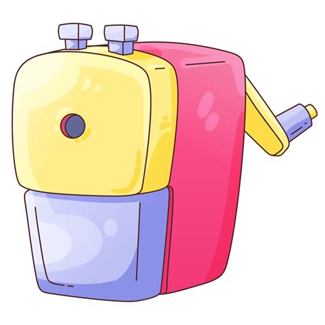 School Materials Cartoon Sharpener 24996832 Png