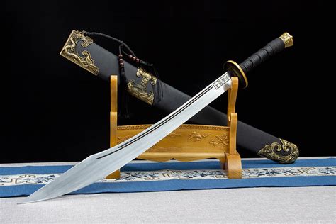 Traditional Chinese Broadsword With 7cr17mov Stainless Steel Blade Chinese Sword Store