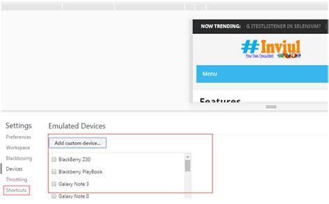 A Unique Way To Emulate Chrome Browser For Mobile Testing Without