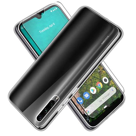 Sdtek Case For Xiaomi Mi A3 Glass Screen Protector Clear Gel Phone Cover