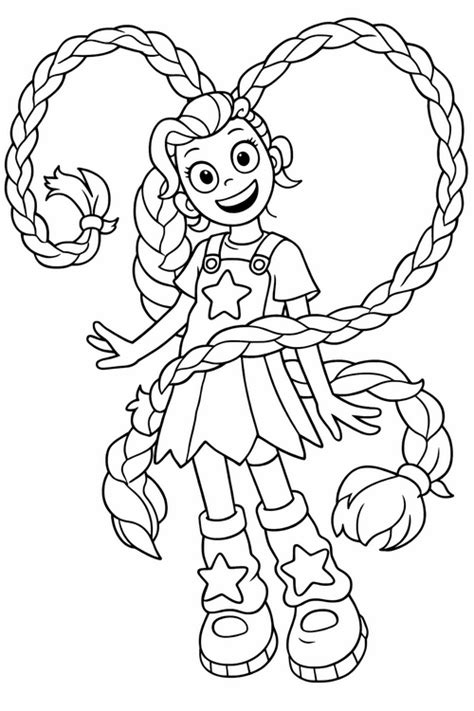 Poppy Playtime 5 Lily Lovebraids Coloriages Gratuits à Imprimer