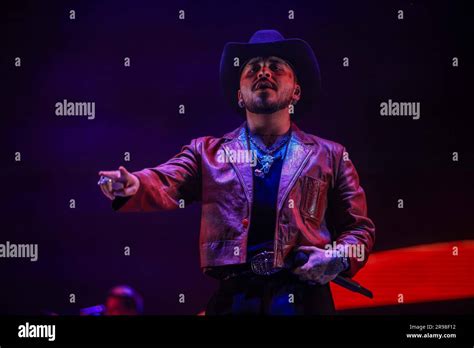 Christian Nodal During A Concert As Part Of The Foraji2 Tour At