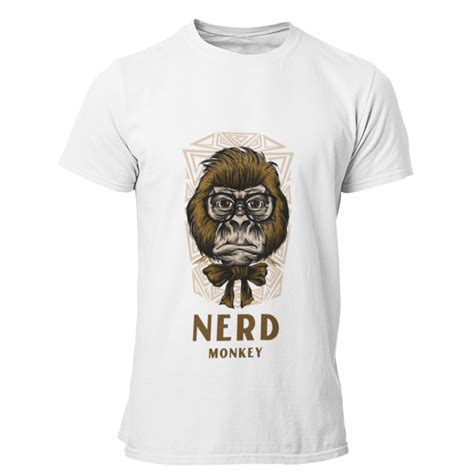 Nerd Monkey Shirt Pt