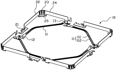 Double String Wire 3d Bending Lower Spring Piece Assembly Applied To