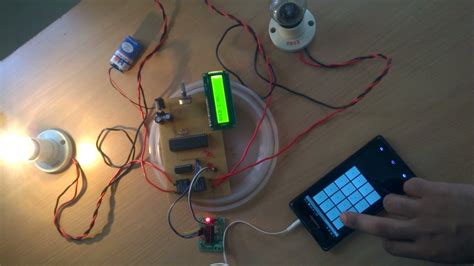 dtmf based home automation system using atmega 32 youtube