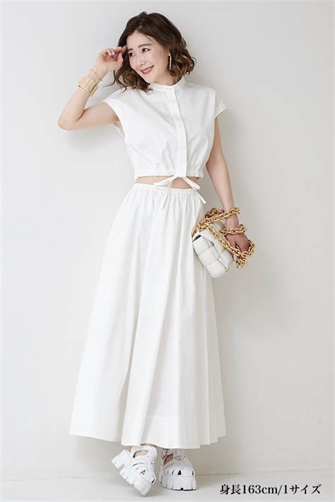 セットアップコットンスカート Bottoms Obli