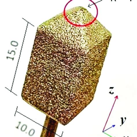 Pin With Round Tip Sizes Expressed In Mm Download Scientific Diagram