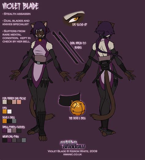 Colour Ref Violet Blade By Funkyalien On Deviantart