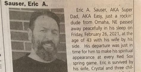 ‘dead Sexy This Obituary For A Father Of Three Is Awesome