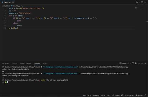 30daysofpythoncoding Python 30daysofcode 30dayschallenge Koukuntla Meghana