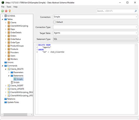 Commands Sample Java