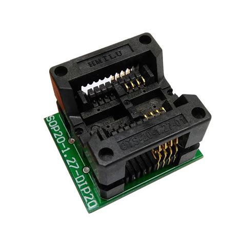 Sop8 Soic8 So8 To Dip8 Programmer Test Socket Pitch 127mm Ic Body Width 54mm 209mil Ots20 127