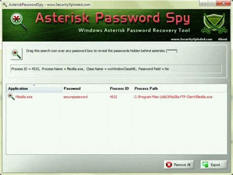 download asterisk password spy v6 5 freeware afterdawn software