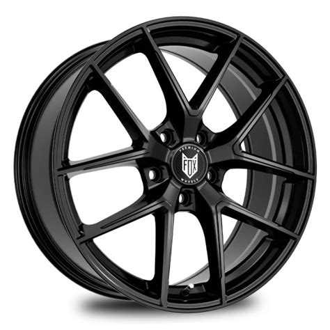 Bm Autosport New 17 Inch Fox Fx5 Alloy Wheels In Gloss Black 5x1143