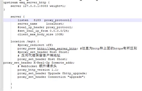 就没有用nginx转发ws wss配置proxy protocol获取真实IP的案例吗 EMQX EMQ 问答社区
