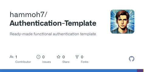 Github Hammoh7 Authentication Template Ready Made Functional