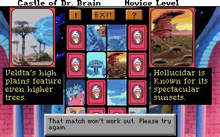Screenshot Of Castle Of Dr Brain Dos 1991 Mobygames
