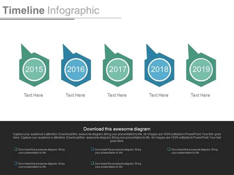 timeline design for year based analysis powerpoint slides