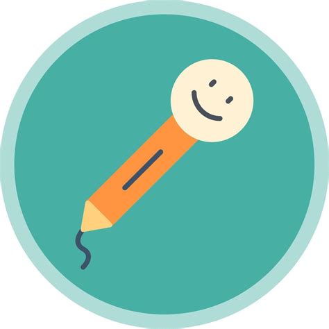 Pencil Flat Multi Circle Icon 44112798 Vector Art At Vecteezy