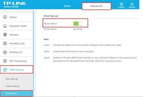 How To Setup And Share A Printer On Tp Link Cable Modem Routers（blue Ui）