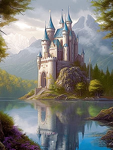 Broderie Diamants Château Ibroderiediamantfr