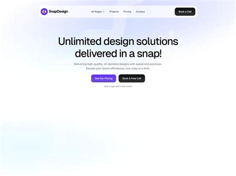 Snapdesign Productized Design Agency Template Framplates Framer Templates