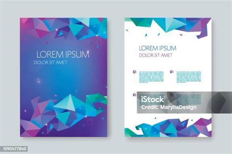 추상적인 기하학적 면 배경 전단지 브로셔 프레 젠 테이 션 디자인 서식 파일의 벡터 삼각형의 미래 우주 배경 3d 도형 연례