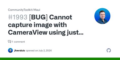Bug Cannot Capture Image With Cameraview Using Just Mvvm · Issue 1993 · Communitytoolkitmaui