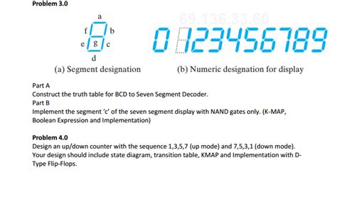 Solved A Segment Designation B Numeric Designation For Chegg
