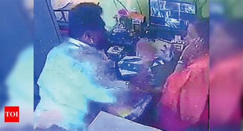 Man Caught On Cctv Thrashing Teacher For Failing To Repay Loan